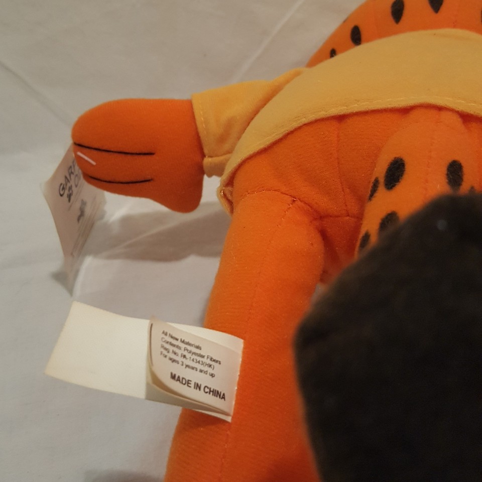 Garfield Orange You Special Plush Stuffed Animal 14" Toy Factory | eBay