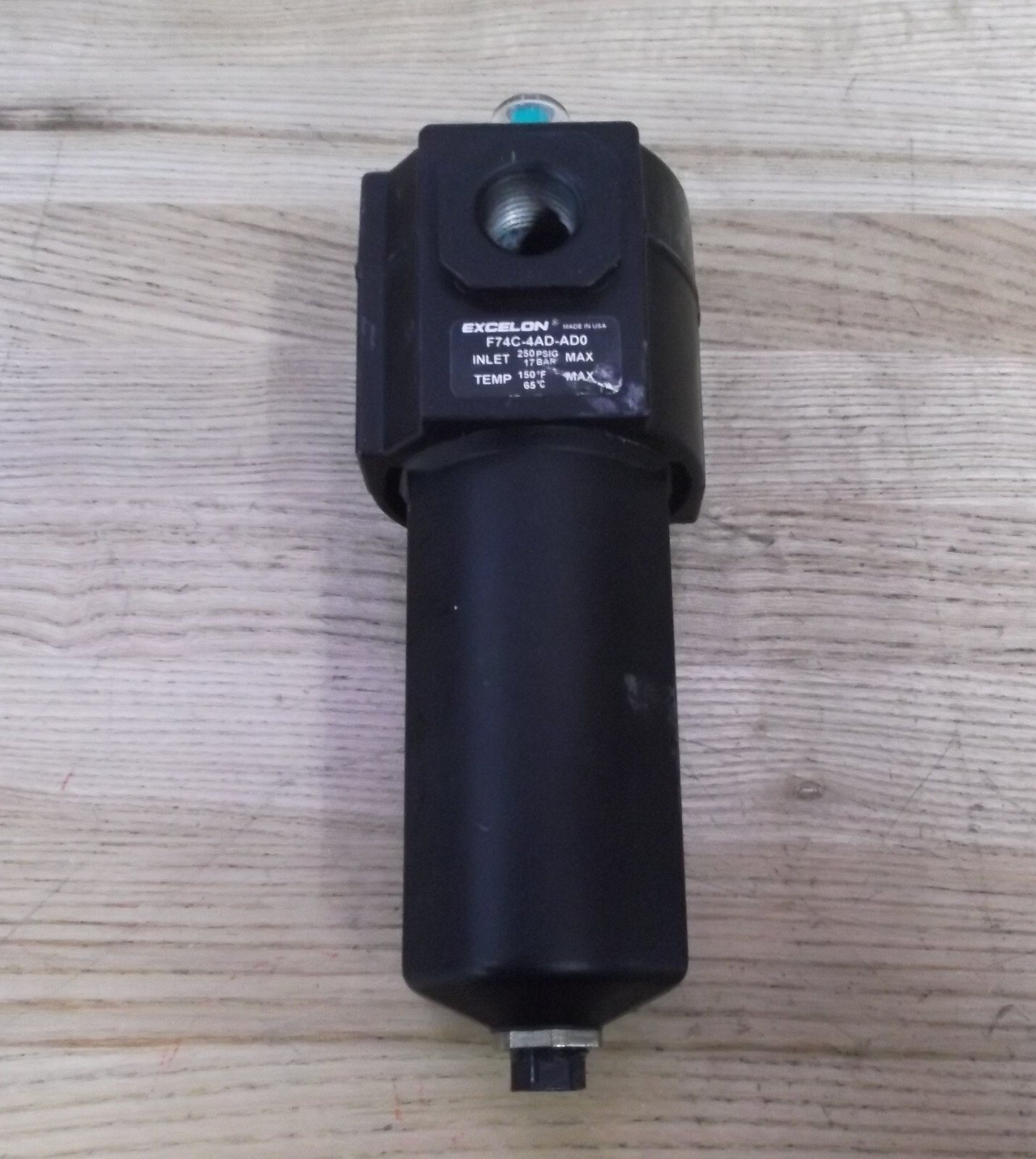 NORGREN EXCELON PNEUMATIC AIR COMPRESSOR WATER OIL SEPERATOR FILTER ...