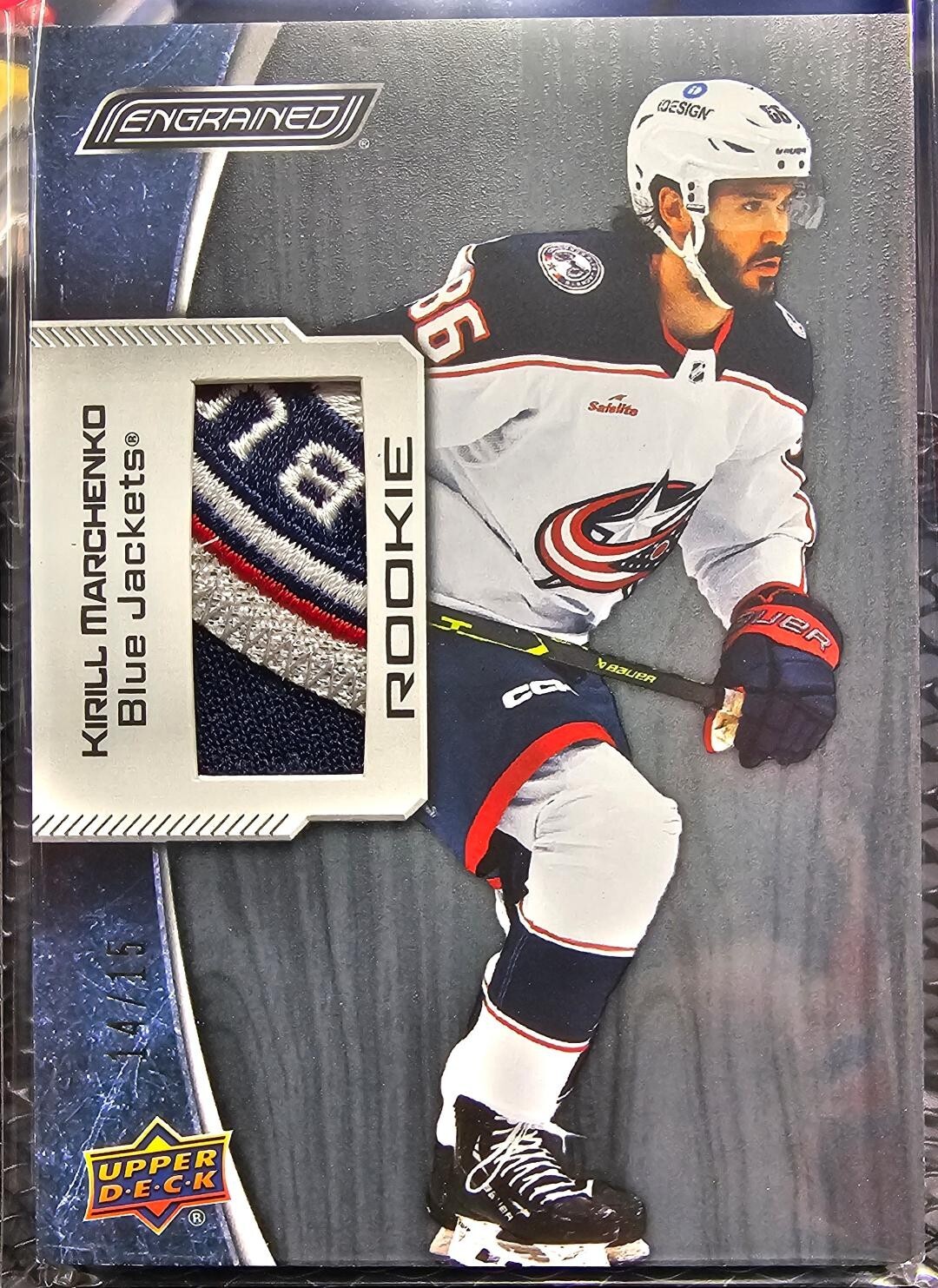 Kirill Marchenko 22/23 Upper Deck Engrained Rookie Patch /15 | eBay