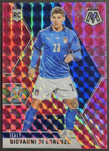 2021 Panini Mosaic UEFA Euro Pink Prizm #137 Giovanni Di Lorenzo Rookie ...
