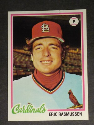 1978 Topps Eric Rasmussen #281 Cardinals NM/MT or Better | eBay