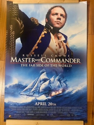 (2004) Original MASTER AND COMMANDER Video Release Promotional Poster ...