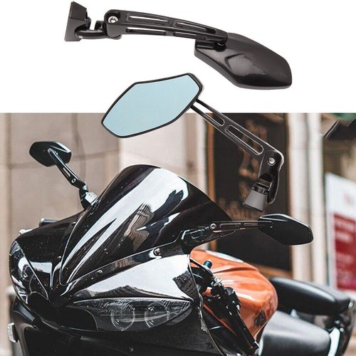 For Yamaha YZF-R6 YZF R6 R1 Motorcycle Rear View Side Mirrors Black Cut ...