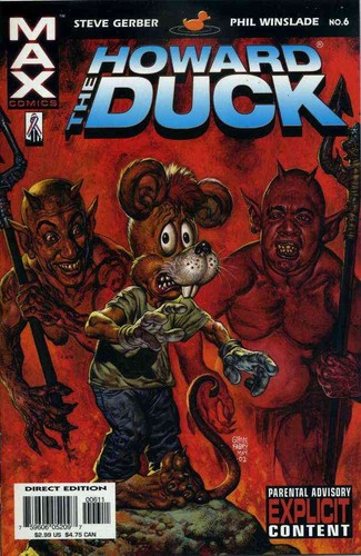 Howard the Duck (Vol. 2) #6 VF/NM; Marvel | MAX Steve Gerber Last Issue ...