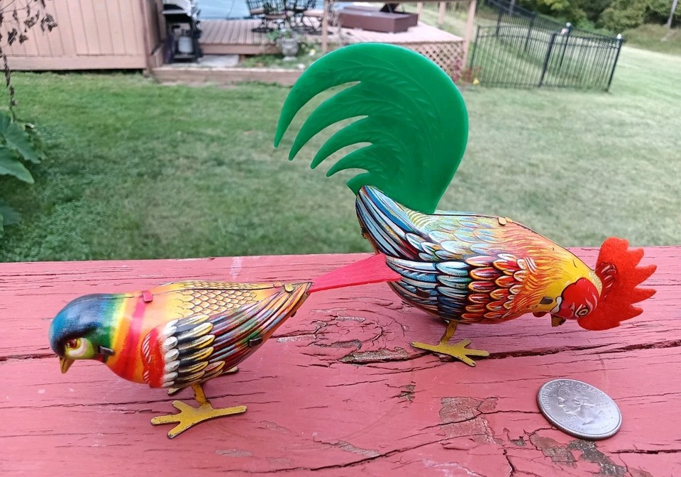 Pressed Tin Wind Up Birds / Germany | eBay