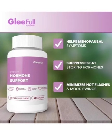 Gleeful Over 30 Hormone Support- Menopause Supplements For Women FREE ...