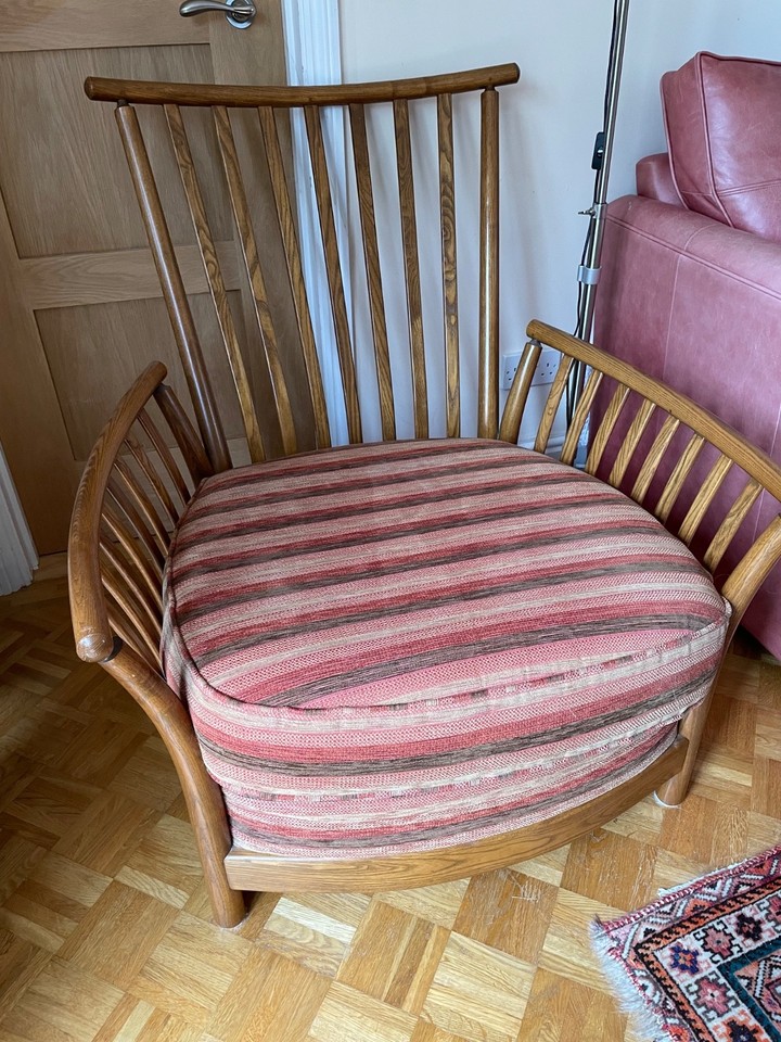 Ercol Renaissance High Back Easy Chair In Excellent Condition | eBay UK