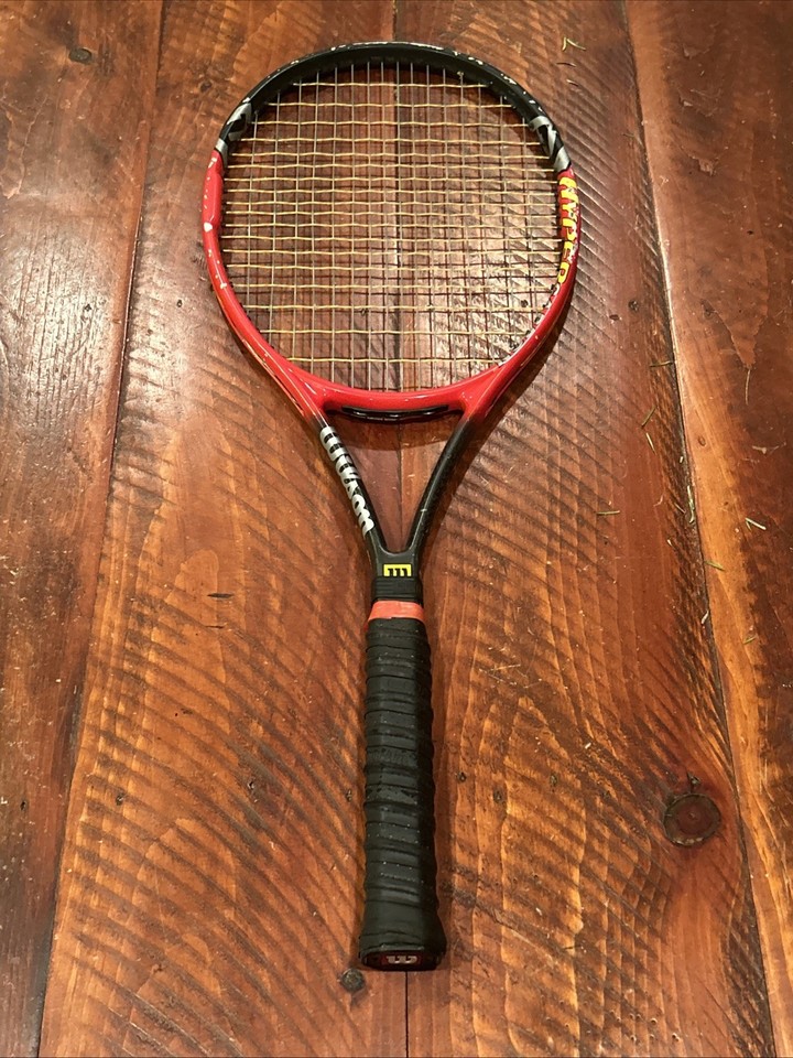 Wilson Hyper Pro Staff 6.1 Midplus 95 Tennis Racquet Hyper Carbon 4 3/8 ...