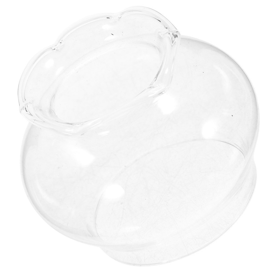 1pc Kerosene Lamp Chimney Smooth Glass Lamp Shade Lamplight Replacement ...