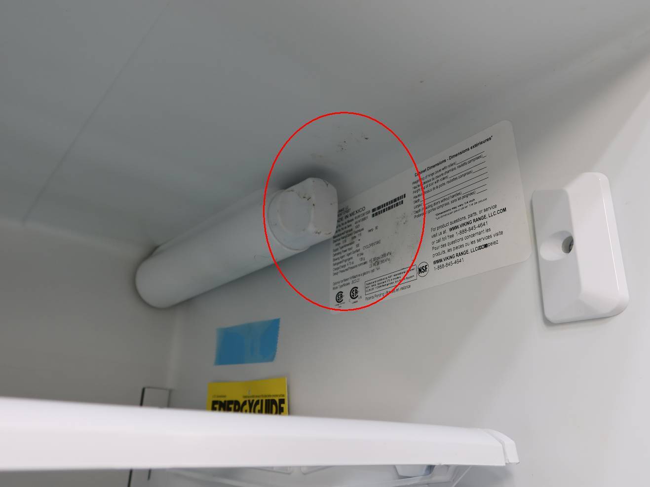 Viking 3 Series 36" 22.1 Cu.Ft Counter Depth French-Door Refrigerator ...