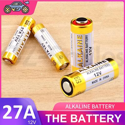 27A 12V MN27 LR27 A27 L828 V27GA Alkaline Battery Garage Car Remote ...
