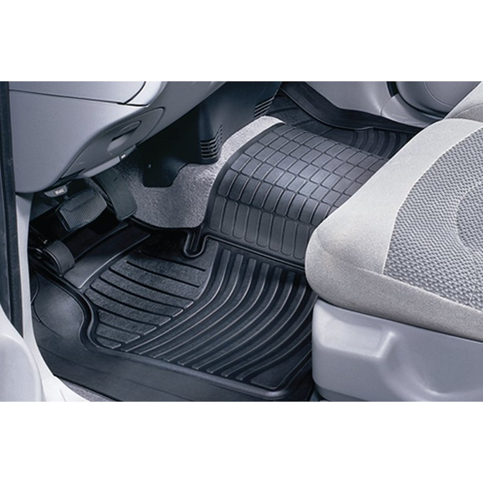 Dee Zee DZ90711 All Season 1st Row-Over the Hump Black Floor Mat ...