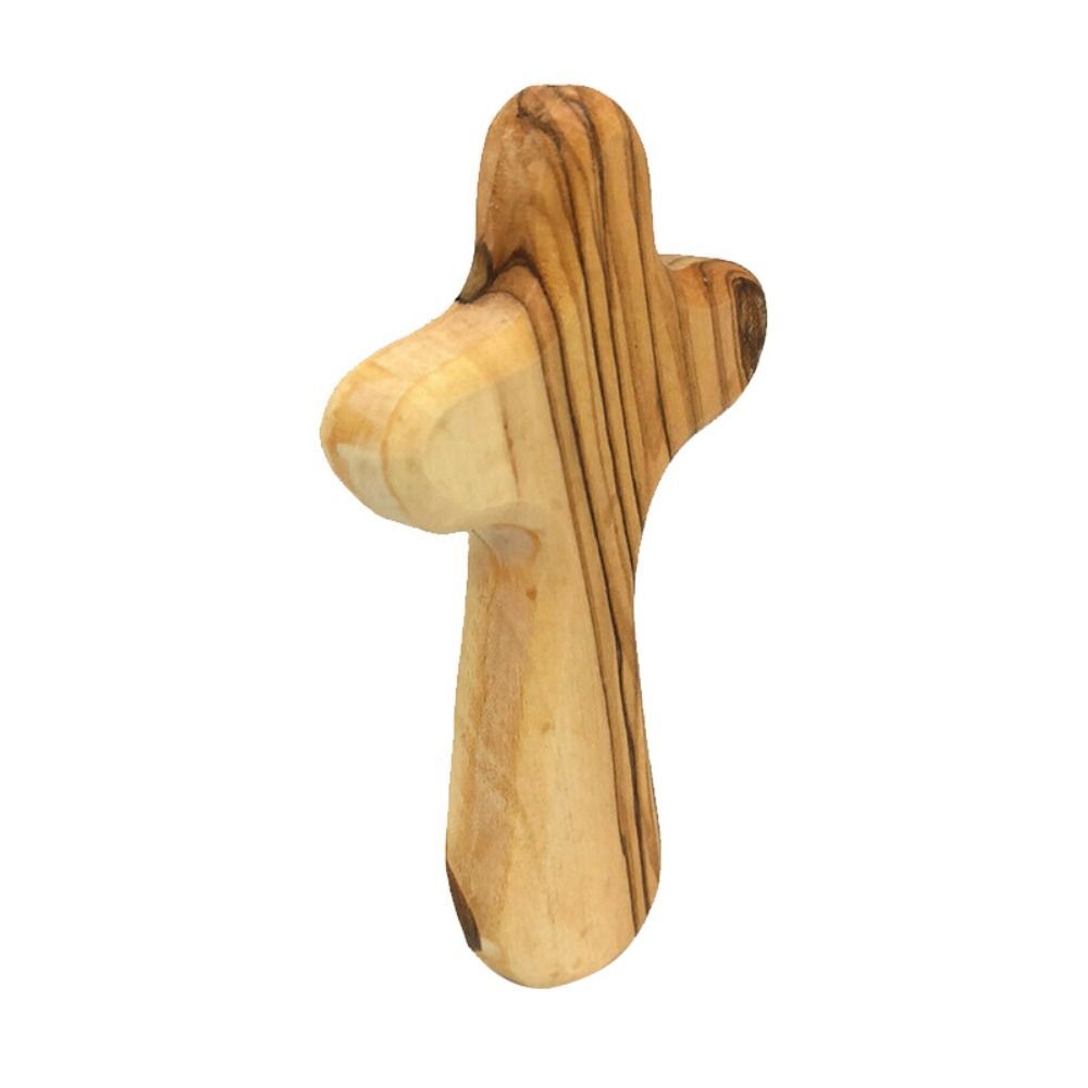 Olive Wood Holding Wooden Cross Pray Wooden Decoration Church | eBay