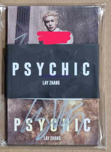 LAY ZHANG EXO PSYCHIC K-POP REAL SIGNED AUTOGRAPHED POCAALBUM VER ...