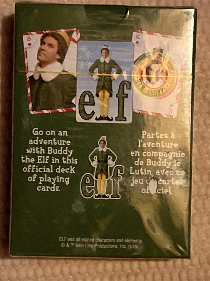 Playing Cards BUDDY THE ELF Will Ferrell Playing Cards | ELF Christmas ...