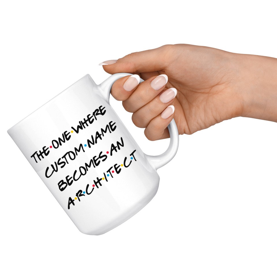 Personalized Architect Job Promotion Mug, Architect Graduation Present ...