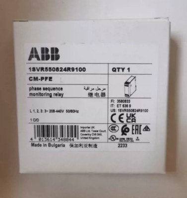 1pc ABB CM-PFE Phase Sequence Monitor 208-440VAC | eBay