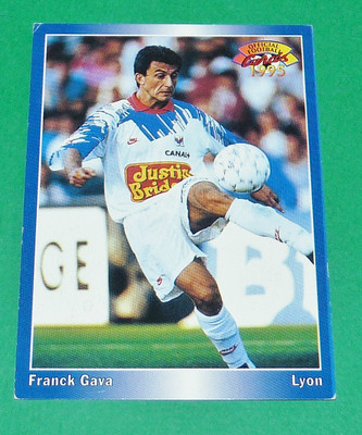 FRANCK GAVA FOOTBALL CARD 1994-1995 PANINI OLYMPIQUE LYON OL GERLAND | eBay
