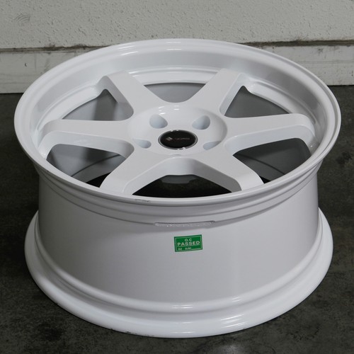 4-New 18" Vors TR37 Wheels 18x9.5 5x108 22 White Rims 73.1 | eBay