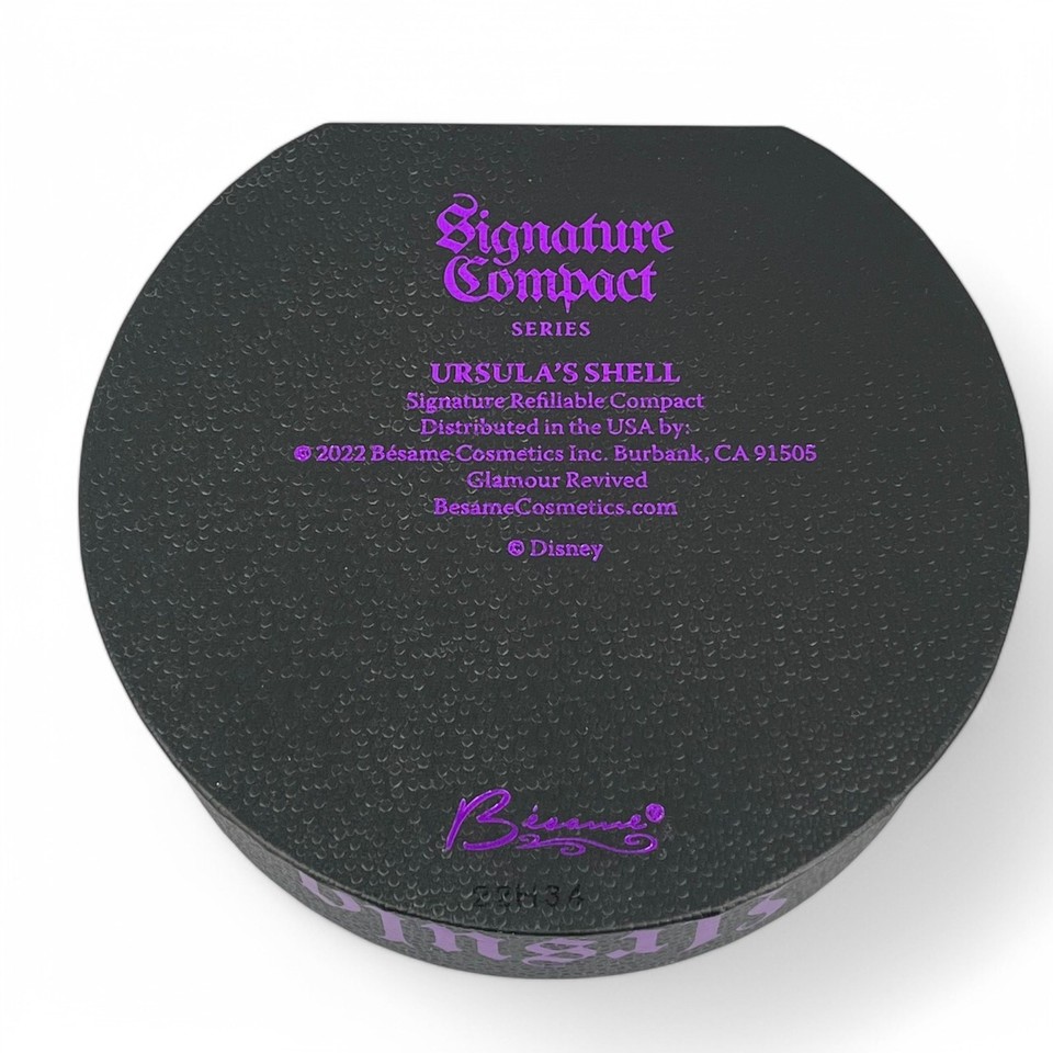 Besame Disney Villains Ursula's Shell Compact with Highlighter Little ...