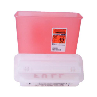Kendall Healthcare 8507SA SharpStar In-Room Sharps Container 5 Quart | eBay