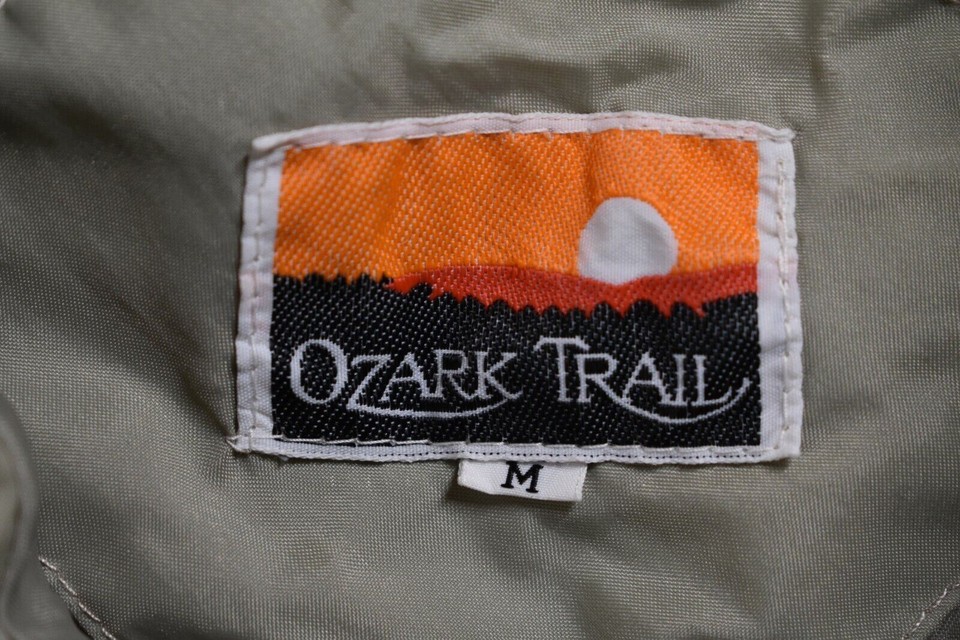Vintage Ozark Trail Men Full Zip Sleeveless Casual Outdoors Winter ...