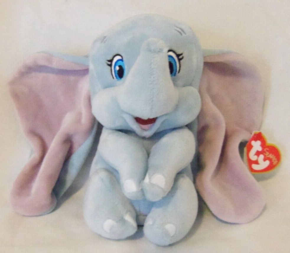 TY Sparkle Beanie Babies Collection Disney Dumbo Plush Toy New With ...
