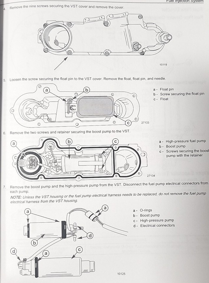 mercury optimax electric fuel pump vst 75-90HP 115-250HP 888733T02 ...