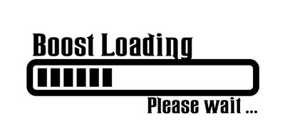 Boost loading please wait funny humor sticker vinyl decal, car bumpers ...