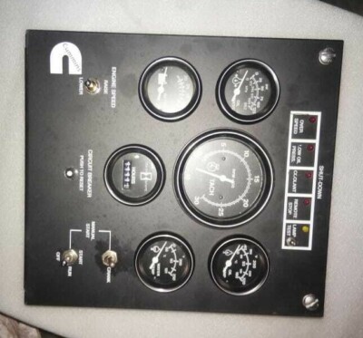 CUMMINS CONTROLLER PANEL, 3062662 ENGINE INSTRUMENT GAUGE PANEL 3062662 ...