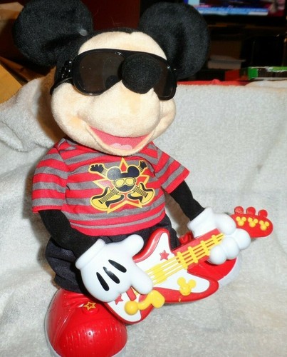 Disney Rock Star Mickey Mouse Fisher Price 2010 Animated Dancing ...