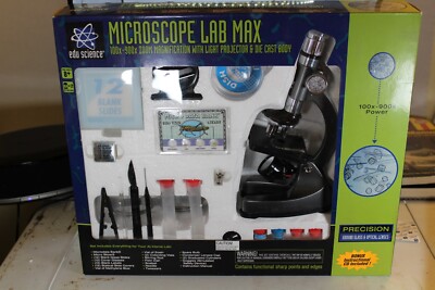 1999 Edu Science Microscope Lab Max with Instructional CD Ages 10+ | eBay