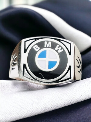 New Design 925 silver BMW, Rectangle BMW Automobile Men, Luxury Ring ...