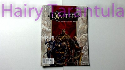 EXALTED SECOND EDITION - CHARACTER SHEET PAD | eBay