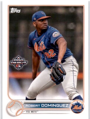 ROBERT DOMINGUEZ 2022 Topps Pro Debut #PD-160 FCL Mets | eBay