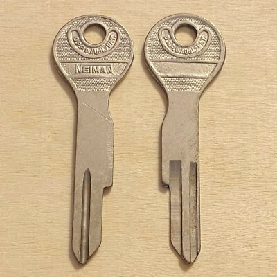 2 Vintage Neiman Un-cut Key Blanks Ford International Zundapp | eBay