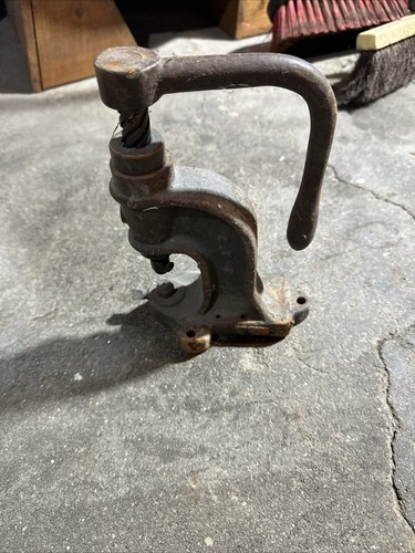 Vintage Manual Button Rivet Press 10” | eBay