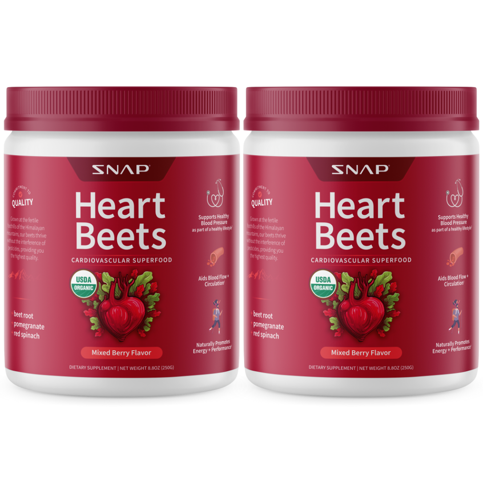 Snap Heart Beets Powder USDA Cardiovascular Superfood Nitric Oxide ...