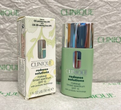 Clinique Redness Solutions Makeup SPF 15 Calming Ivory 1 oz. | eBay
