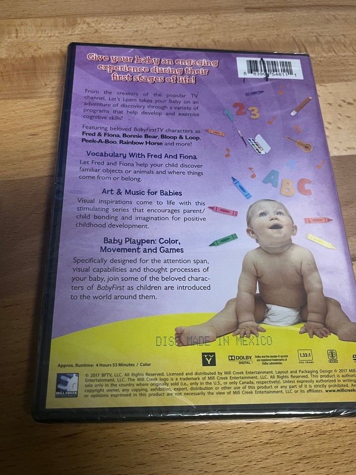 Let's Learn DVD 2017 BabyFirst TV Educational Kids Learning Fun ...