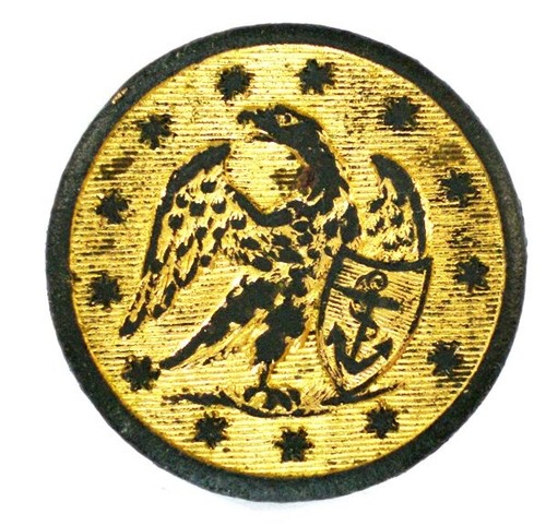 Early US Navy Button 1820's-1830's BM William Wallis ER, 23mm, Albert ...