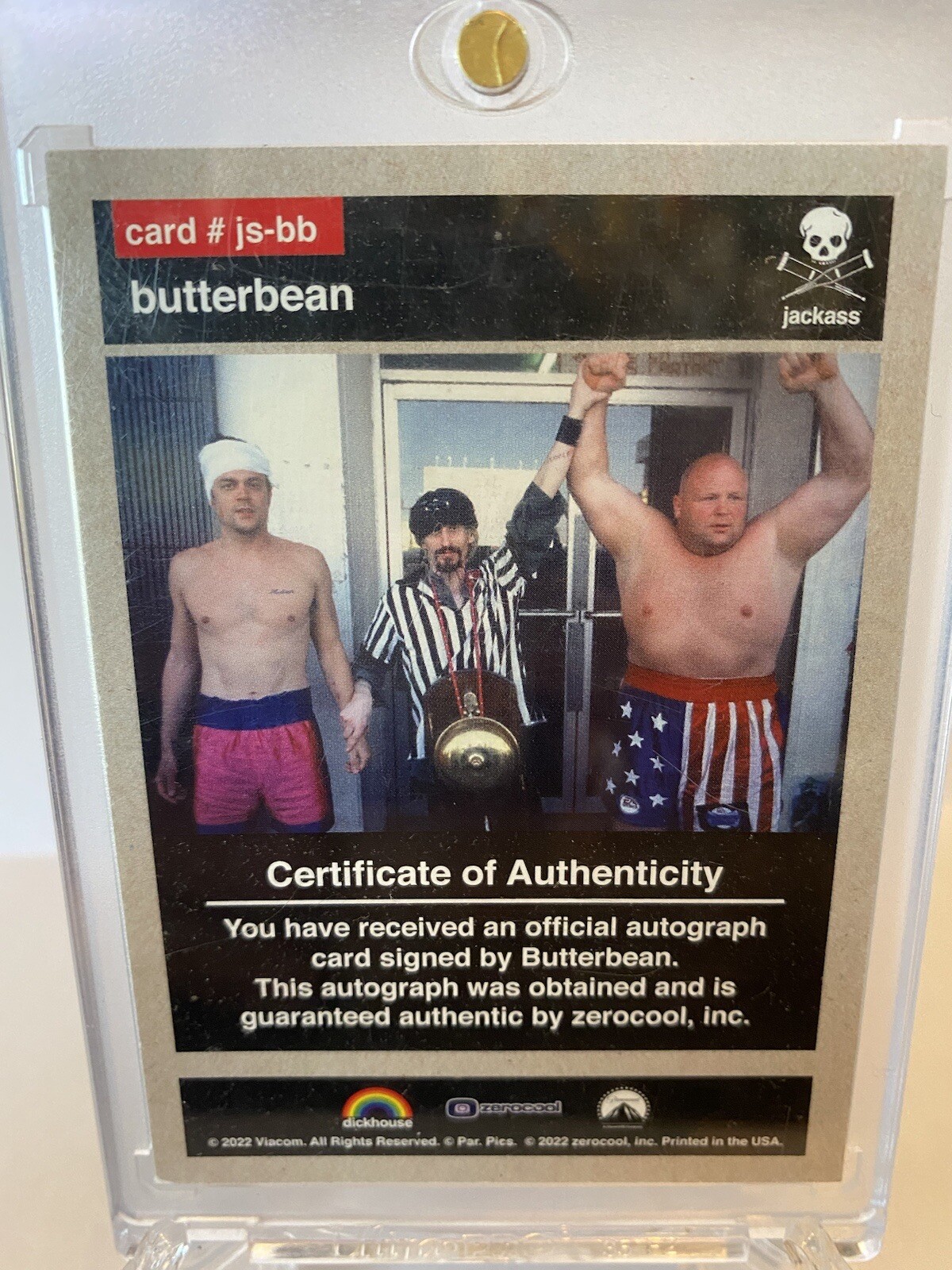 Zerocool Jackass Butterbean Auto 4/10 GOLD | eBay