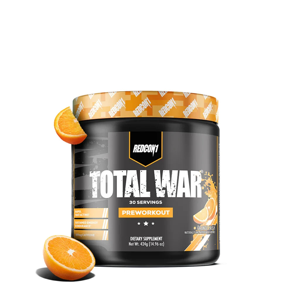 Redcon1 Total War Preworkout 30 Serving Powder Redcon Orange Crush | eBay