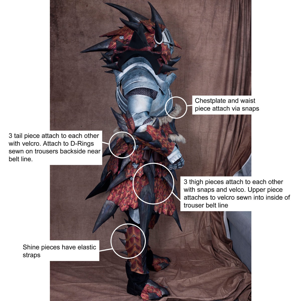 Azure Rathalos Armor Cosplay