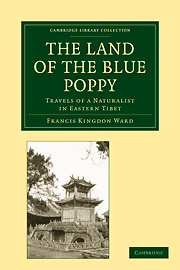 NEW BOOK The Land of the Blue Poppy by Francis Kingdon Ward (2009 ...