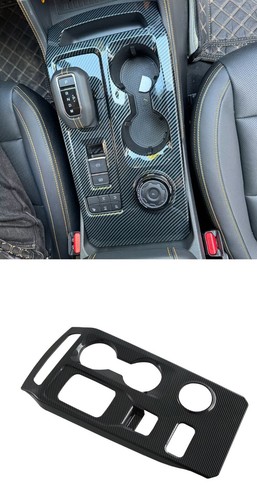 Carbon Fiber Gear Shift Panel Cover Trim For 2024 2025 Ford Ranger ...