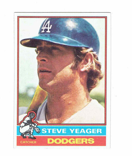 Steve Yeager Los Angeles Dodgers Catcher #515 Topps 1976 #Baseball Card ...