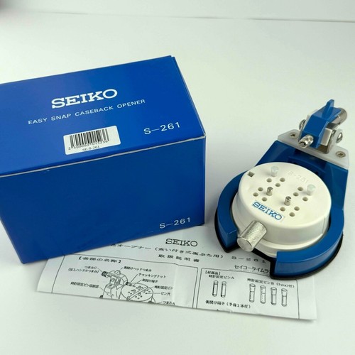 SEIKO SE-S-261 Easy Snap Case Back Opener Tool Blue Watch Tool NEW ...