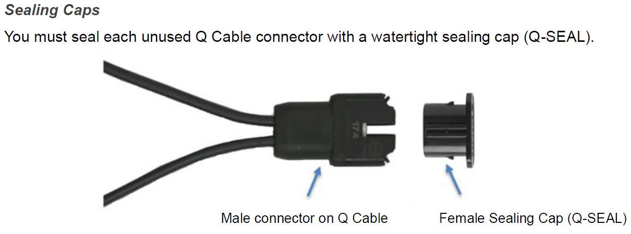 (5)QTY Enphase Q-SEAL-01 IQ Inverter Q CONNECTOR SEAL Cap - FREE ...