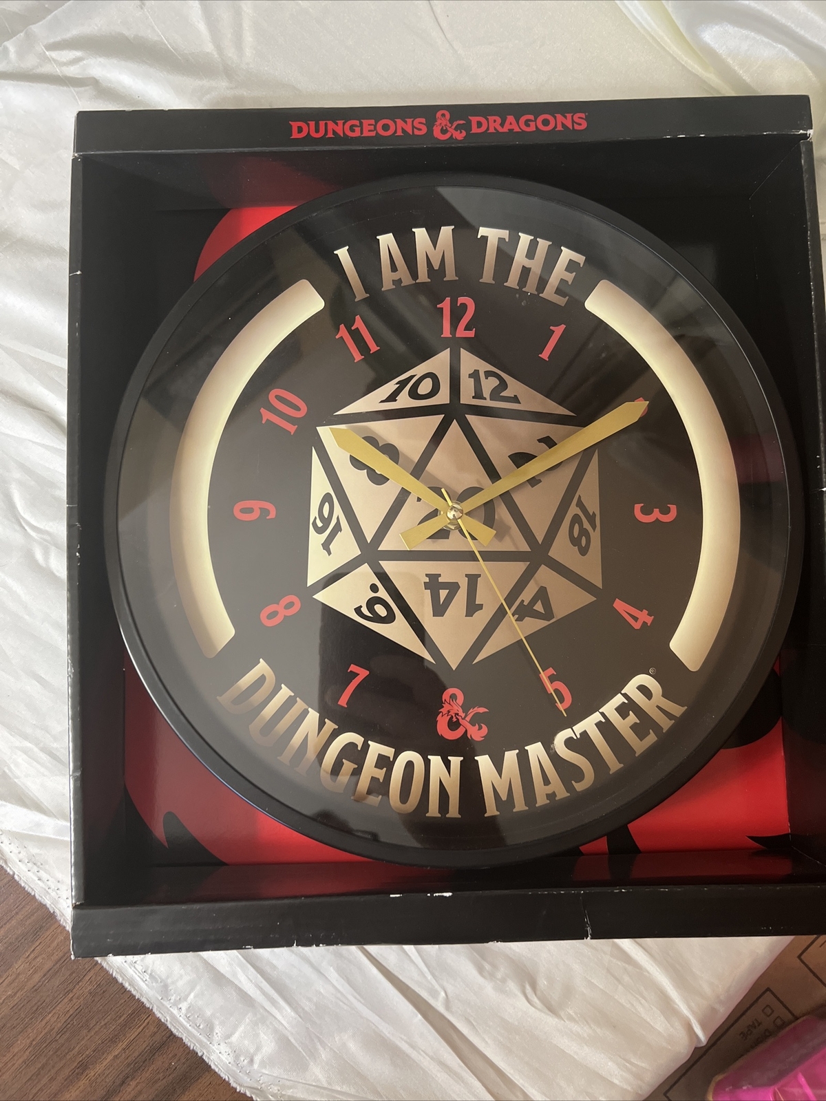 Dungeons & Dragons Dungeon Master Clock NEW Box distressed | eBay